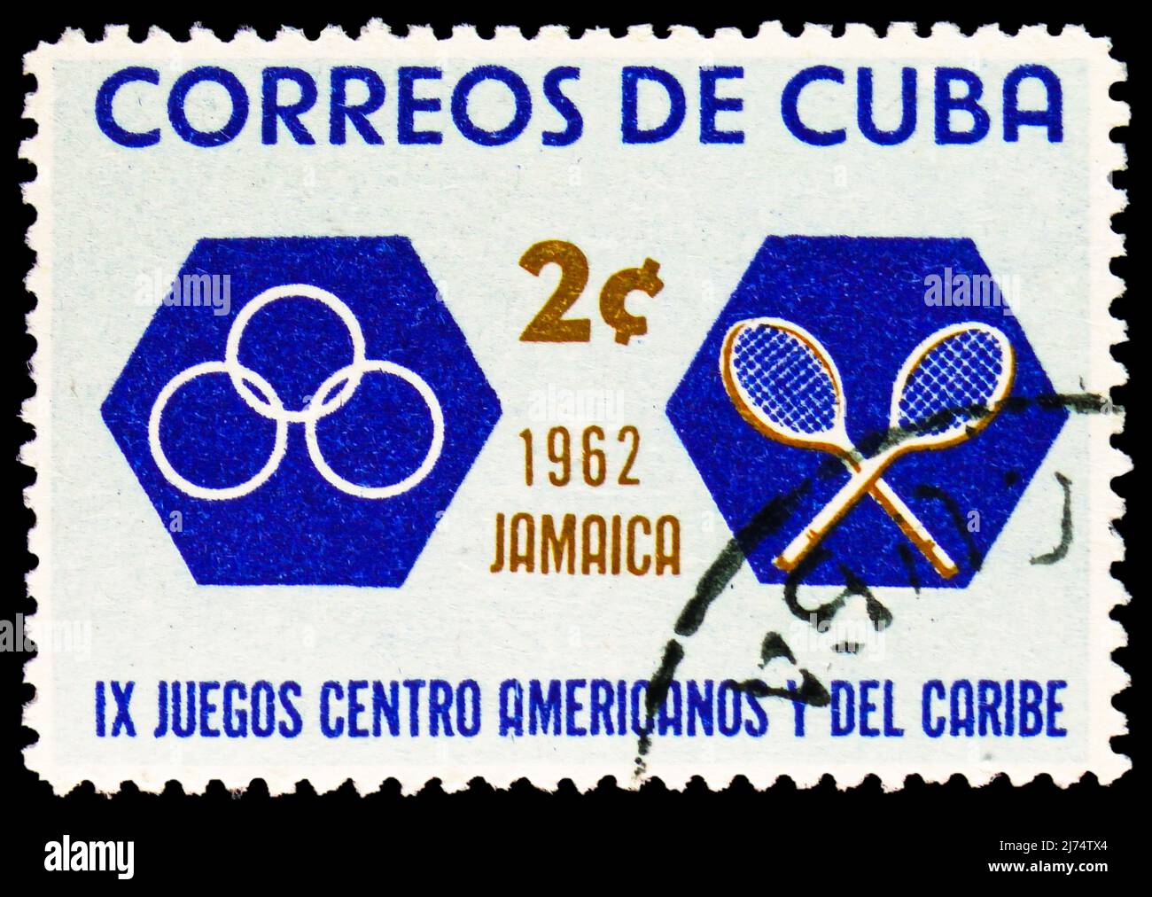 MOSCOW, RUSSIA - MARCH 27, 2022: Postage stamp printed in Cuba shows ...