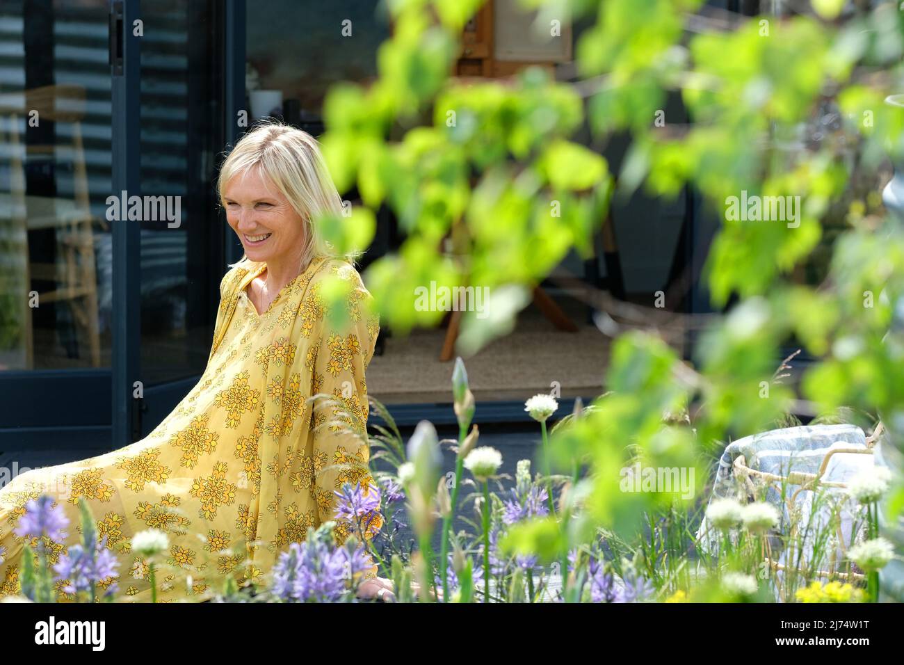 Malvern, Worcestershire, UK – Friday 6th May 2022 – Radio presenter Jo ...