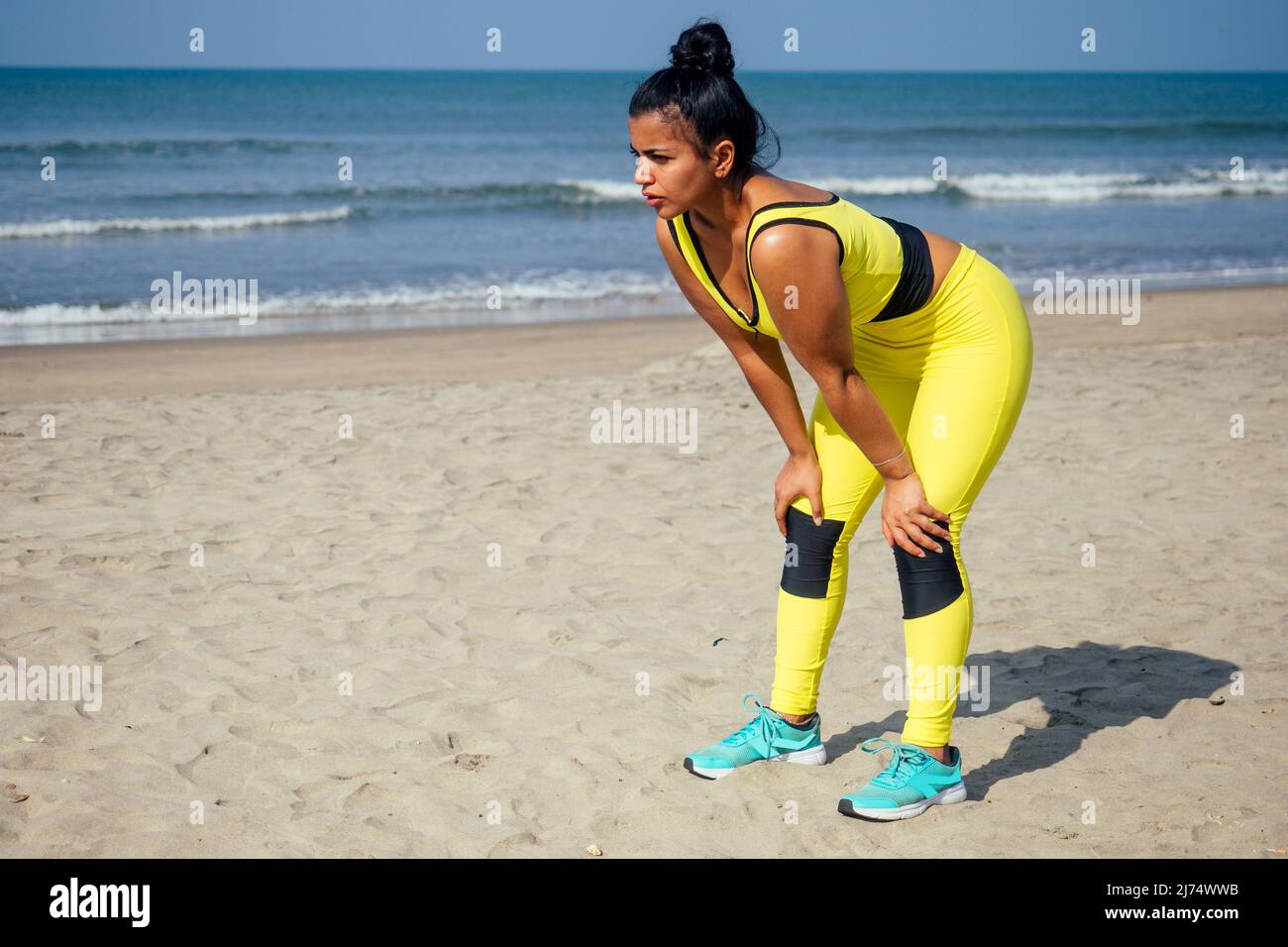 Sweaty person on beach hi-res stock photography and images - Alamy