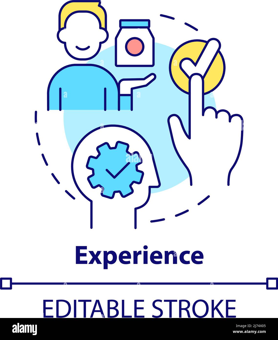 Experience concept icon Stock Vector Image & Art - Alamy