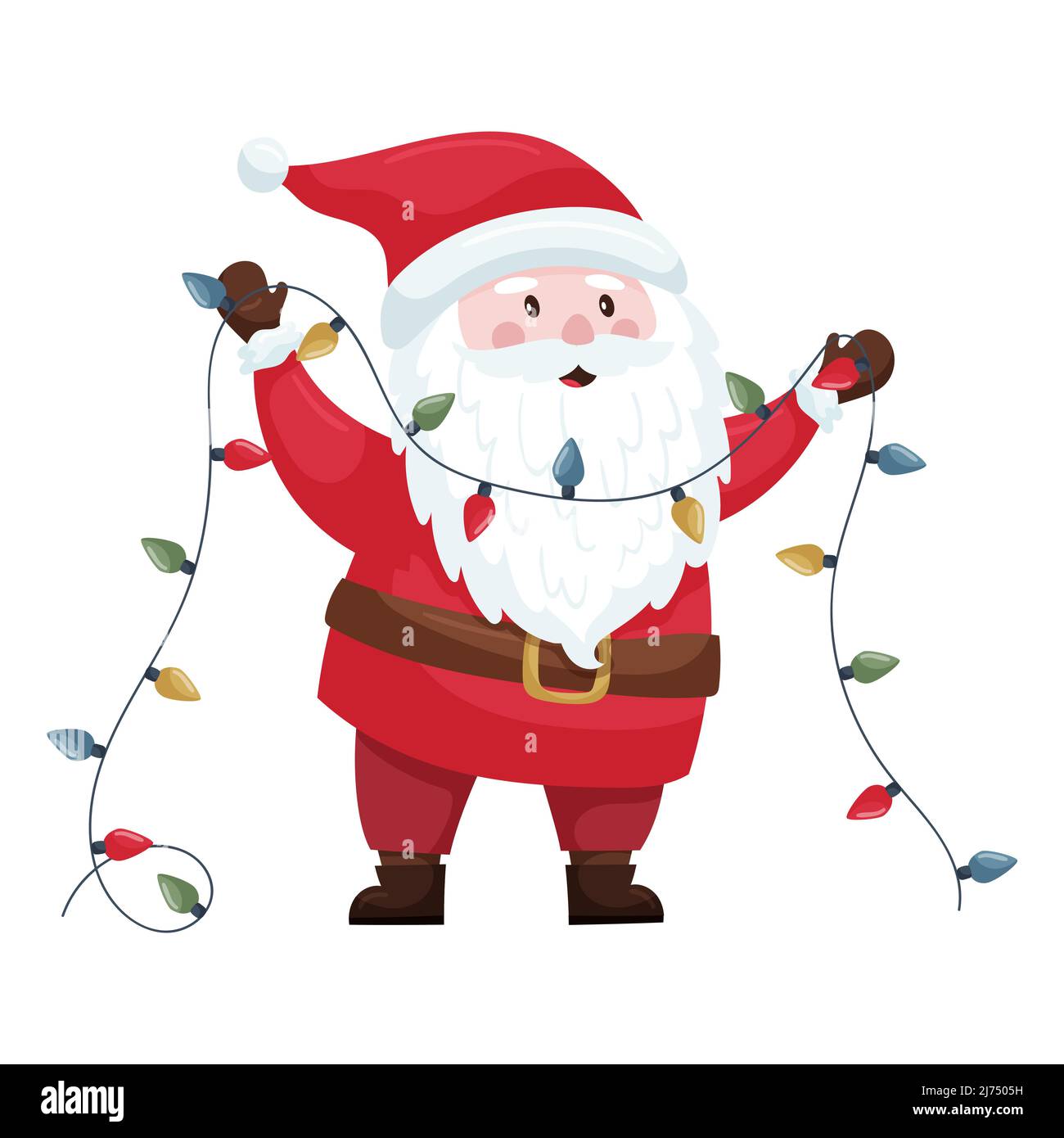 Christmas festoon new year Stock Vector Images - Alamy