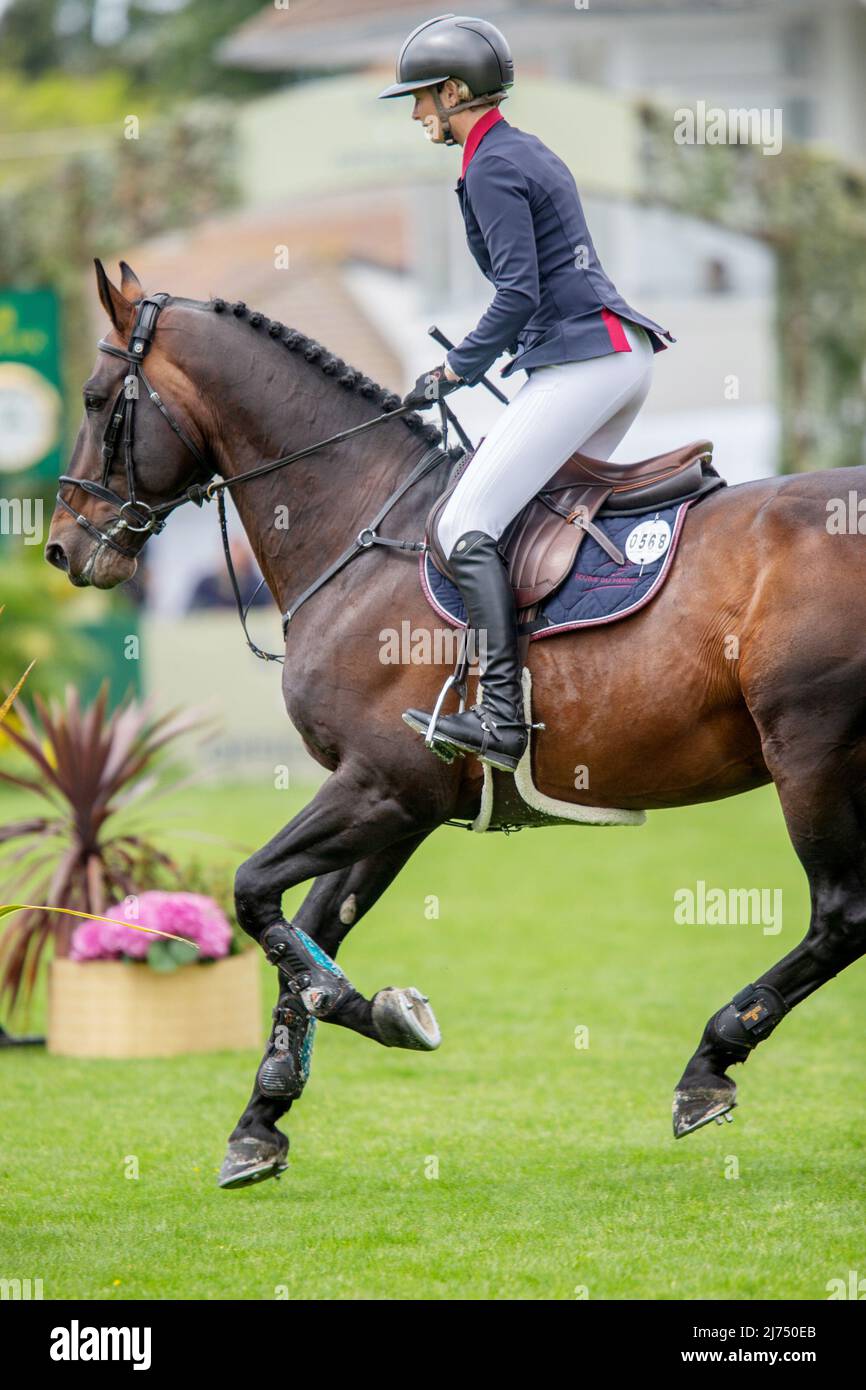 Marie Demonte (FRA) riding Las Vegas Vd Padenborre, FFE Prize CSIO5 ...