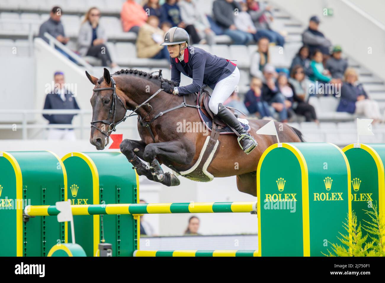 Marie Demonte (FRA) riding Las Vegas Vd Padenborre, FFE Prize CSIO5 ...