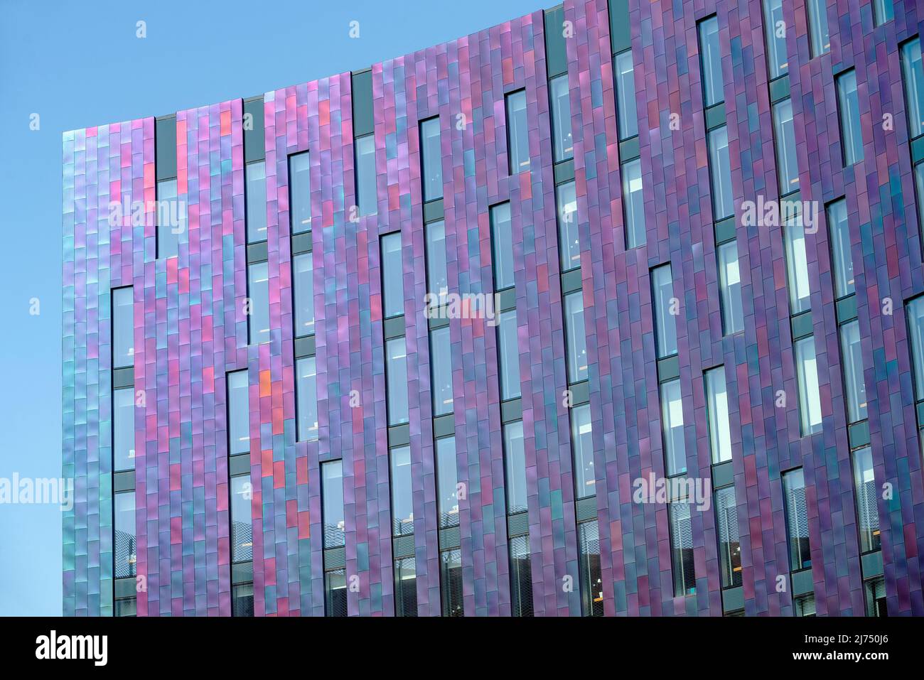 Colourful modern architecture. Hotel building in London Stock Photo - Alamy