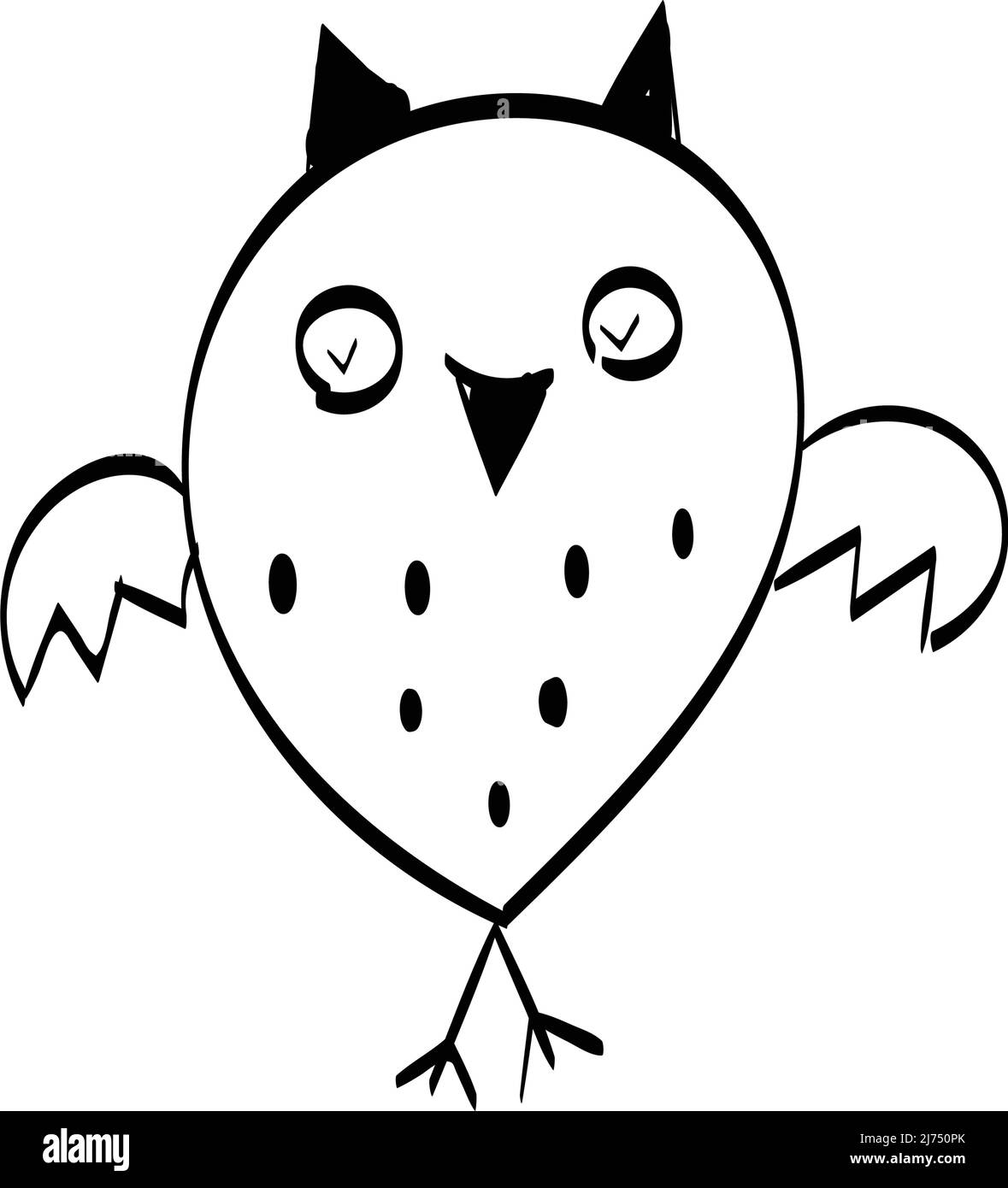 Classic owl Black and White Stock Photos & Images - Alamy