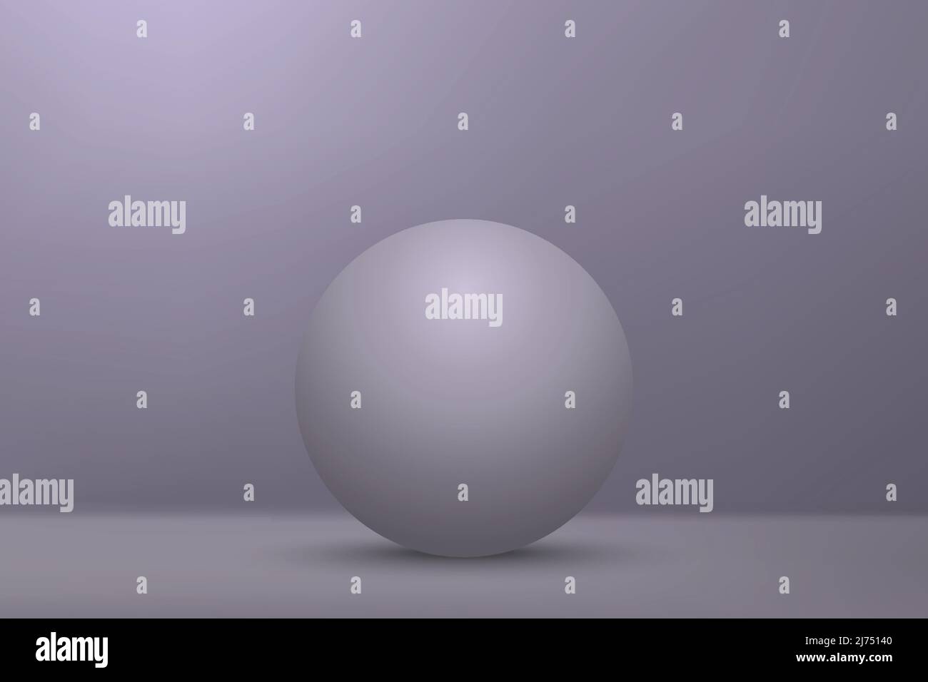 3d realistic sphere on white background. Product presentation mockup ...