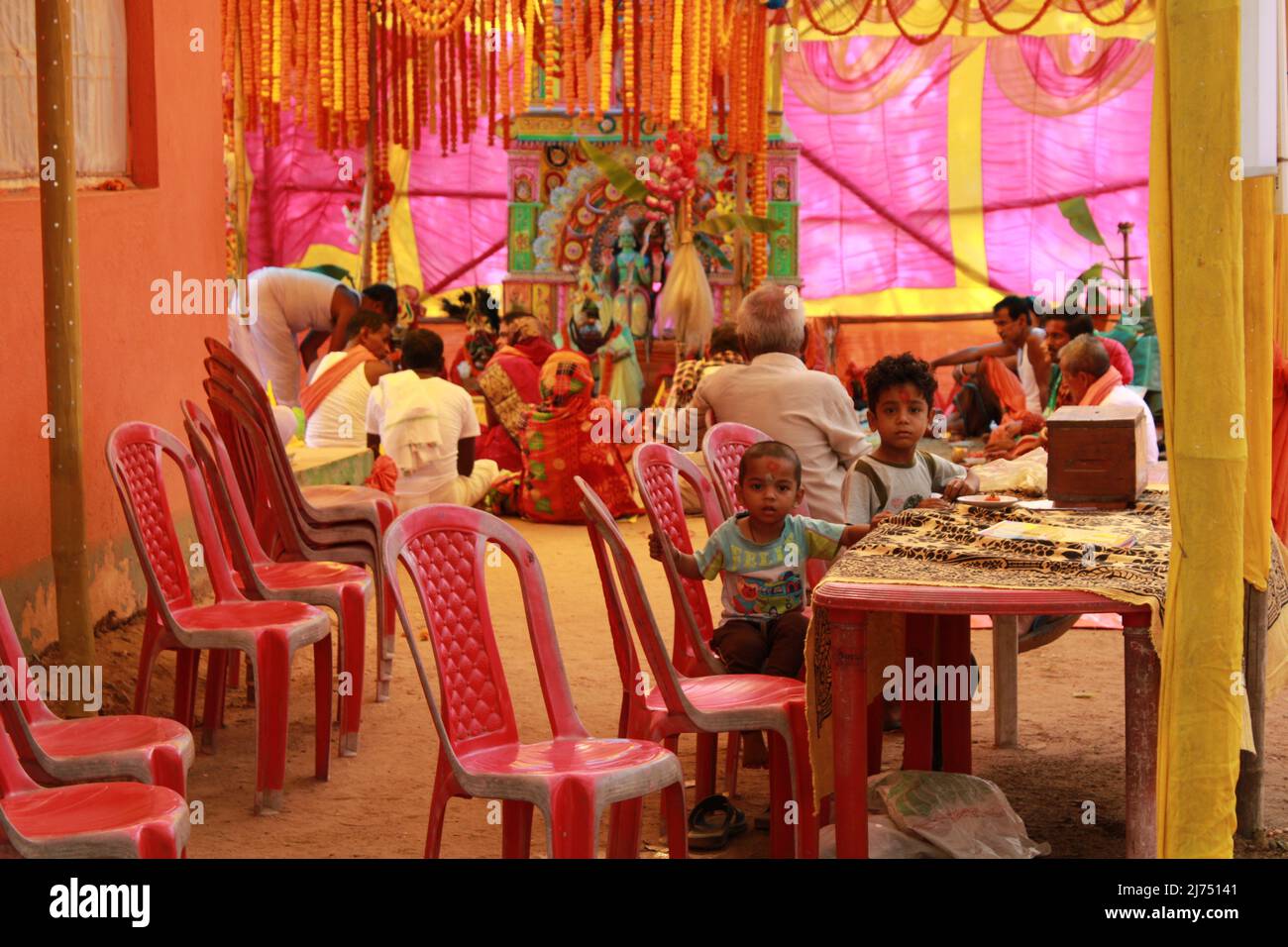 13 April 2022: Havan Yagya Fire Ceremony by Several people On the ...