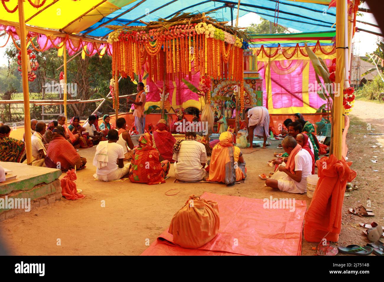 13 April 2022: Havan Yagya Fire Ceremony by Several people On the ...