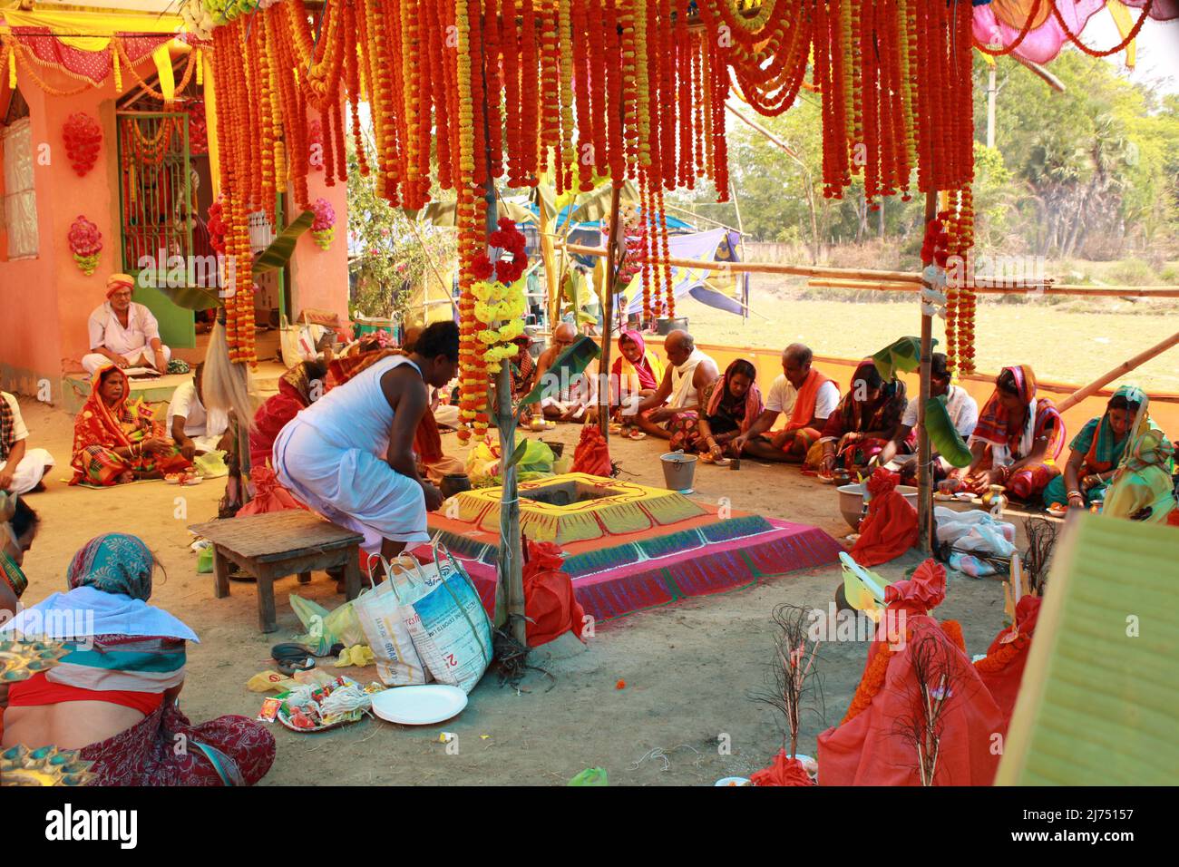 13 April 2022: Havan Yagya Fire Ceremony by Several people On the ...