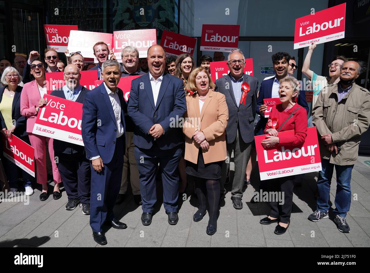 Mayor of London Sadiq Khan meeting Adam Hug, new leader of Westminster ...
