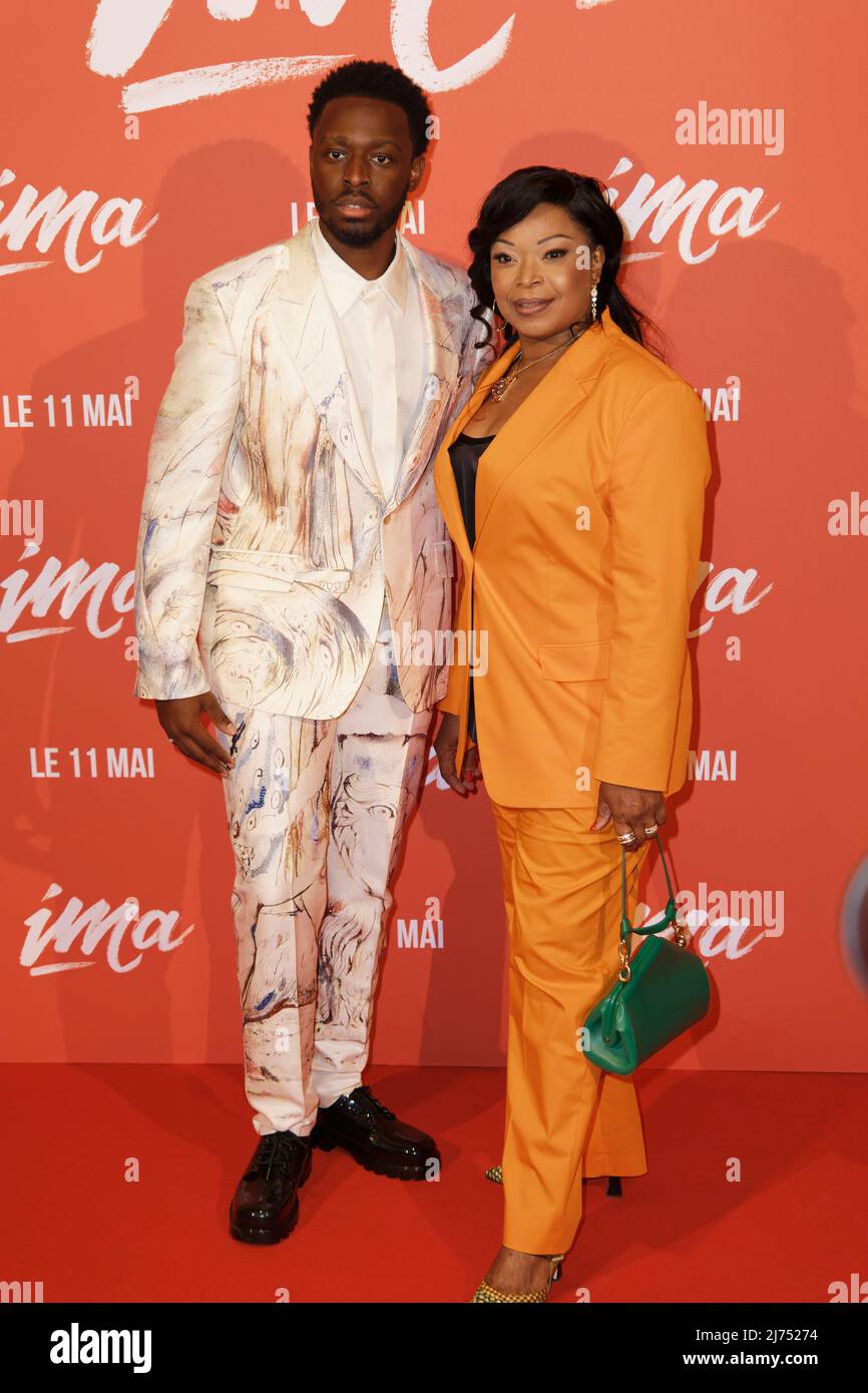 Paris, France. 5th May, 2022. Dadju and his mother Dalida attend IMA ...