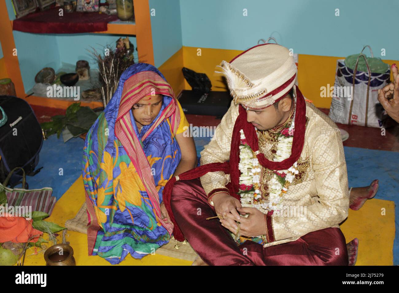 Indian Traditional Hindu Marriage Ceremony, Odisha ,India Stock Photo ...