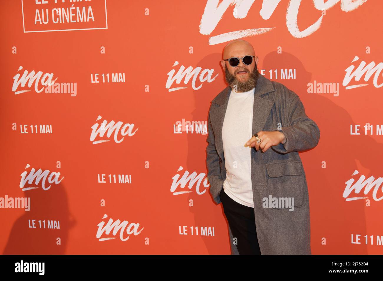Paris, France. 5th May, 2022. Actor Darko Peric attends IMA premiere by ...