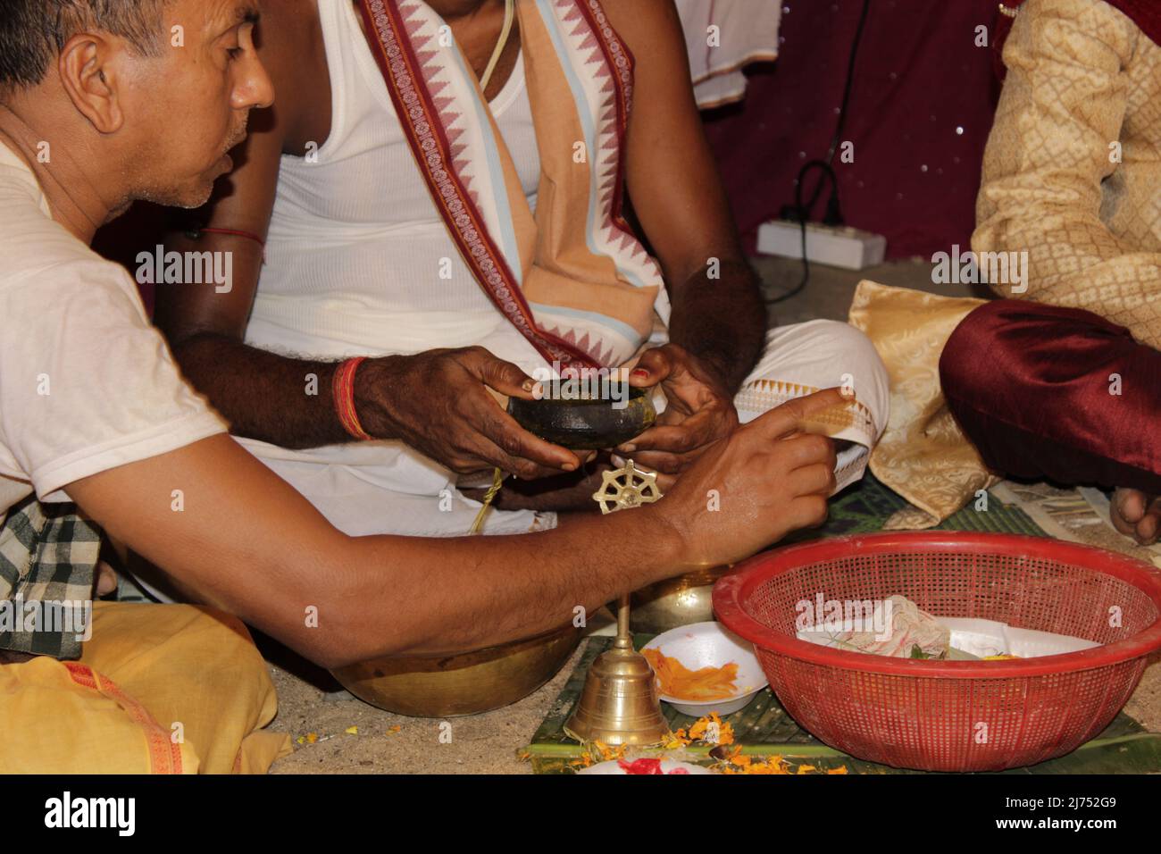 Indian Traditional Hindu Marriage Ceremony, Odisha ,India Stock Photo ...