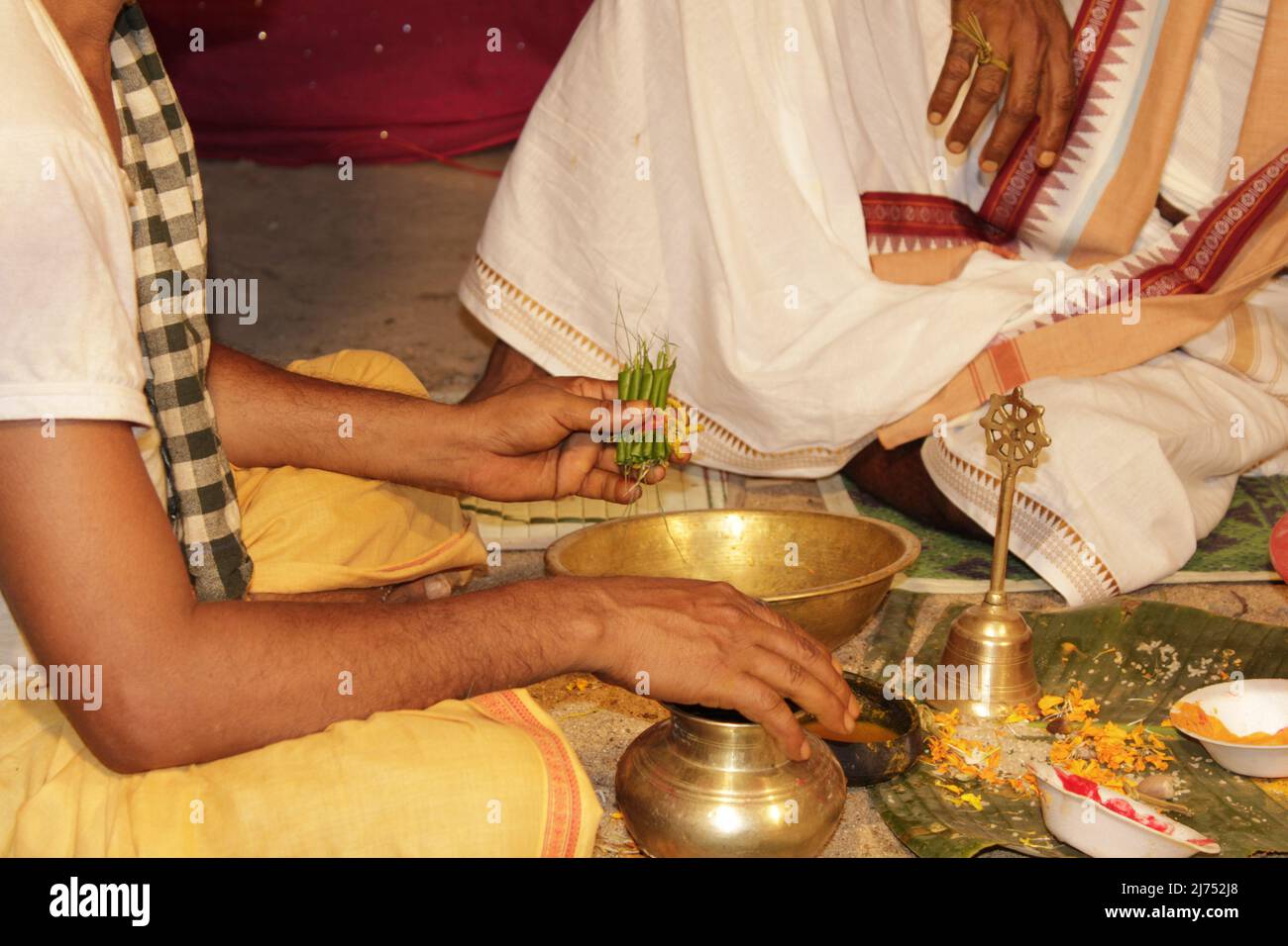 Indian Traditional Hindu Marriage Ceremony, Odisha ,India Stock Photo ...