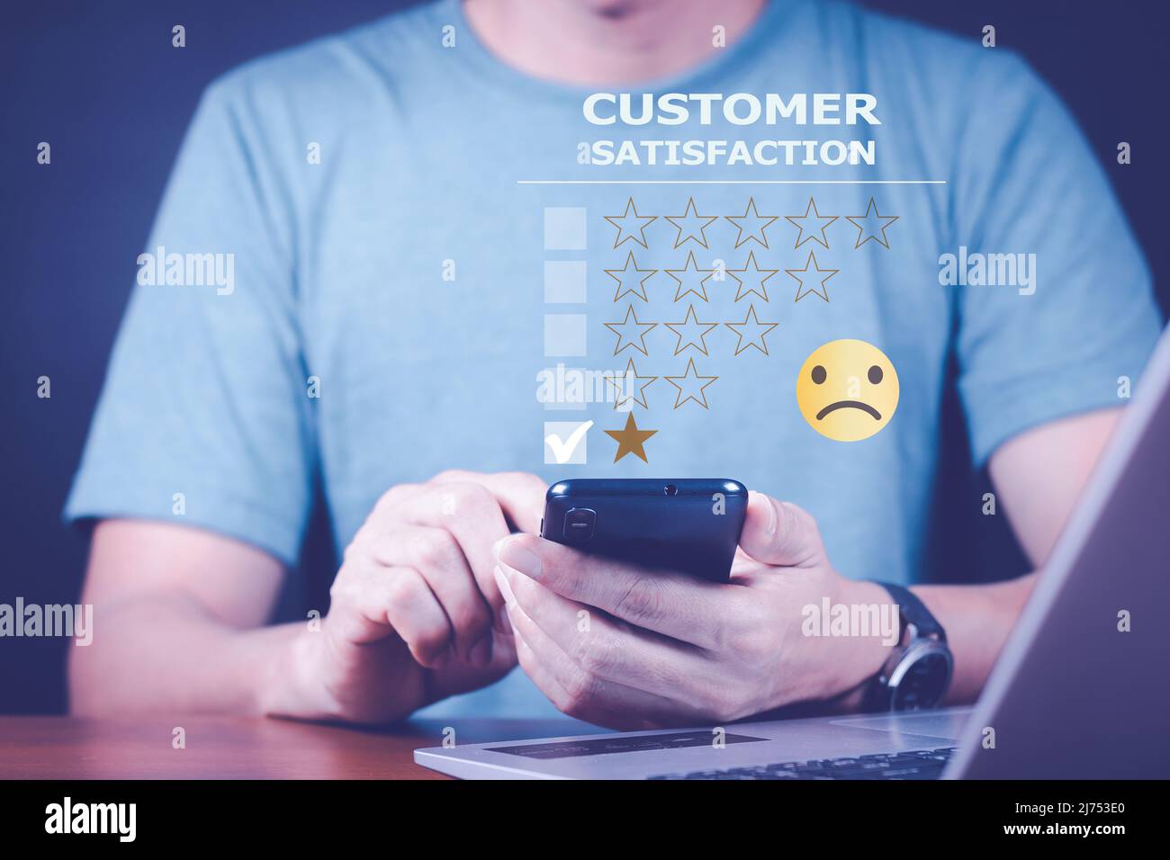 Customer Experience dissatisfied Concept, Unhappy Businessman Client ...