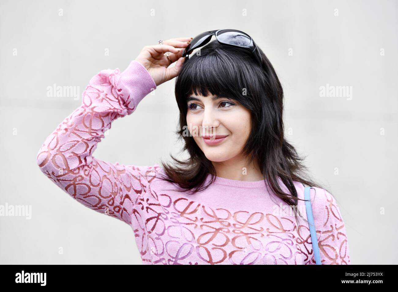 Maria Bernad - Streetstyle at Paris Fashion Week 2022 - France Stock ...