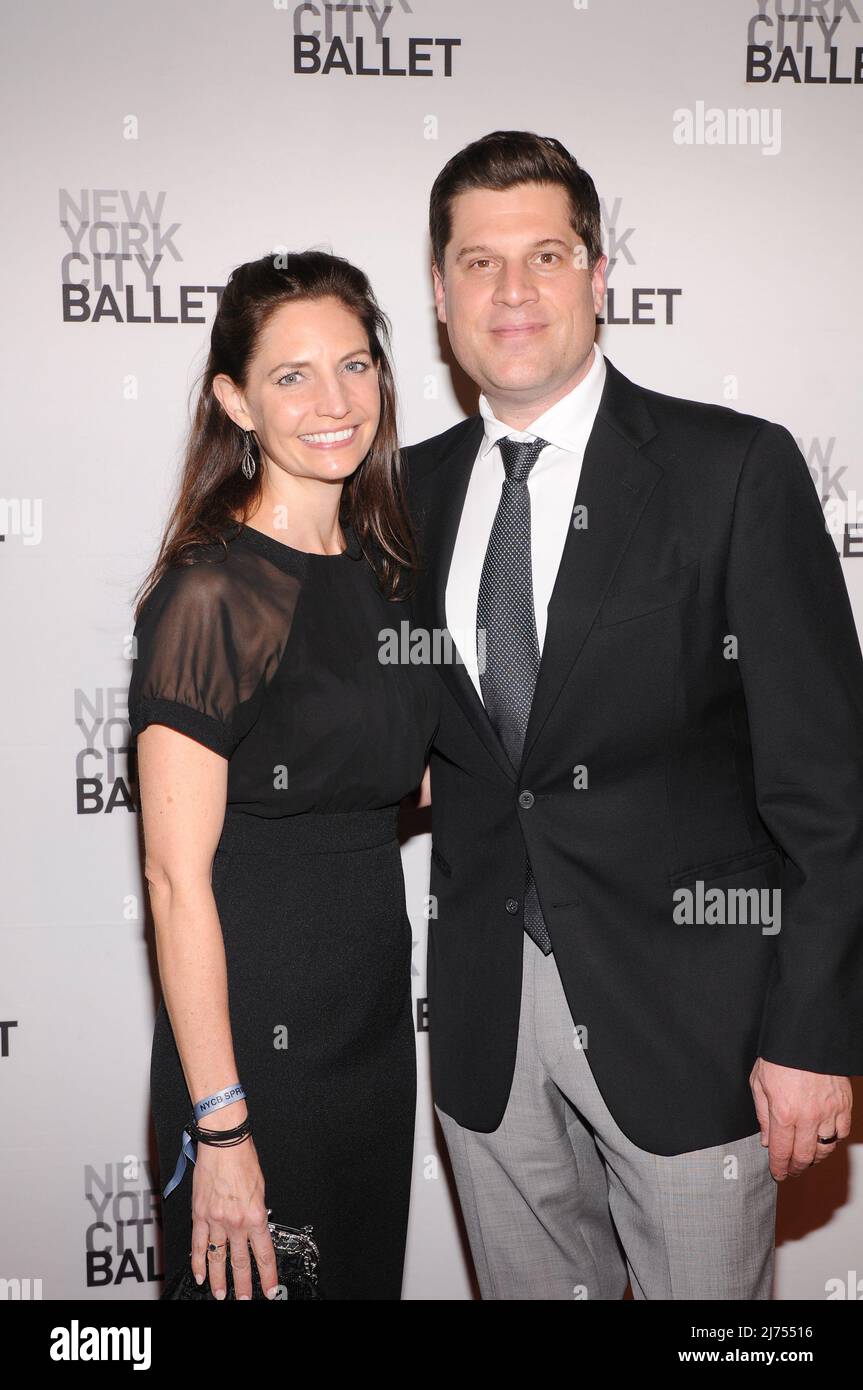Holliday Rees and Michael Rochios attend the New York City Ballet 2022 ...