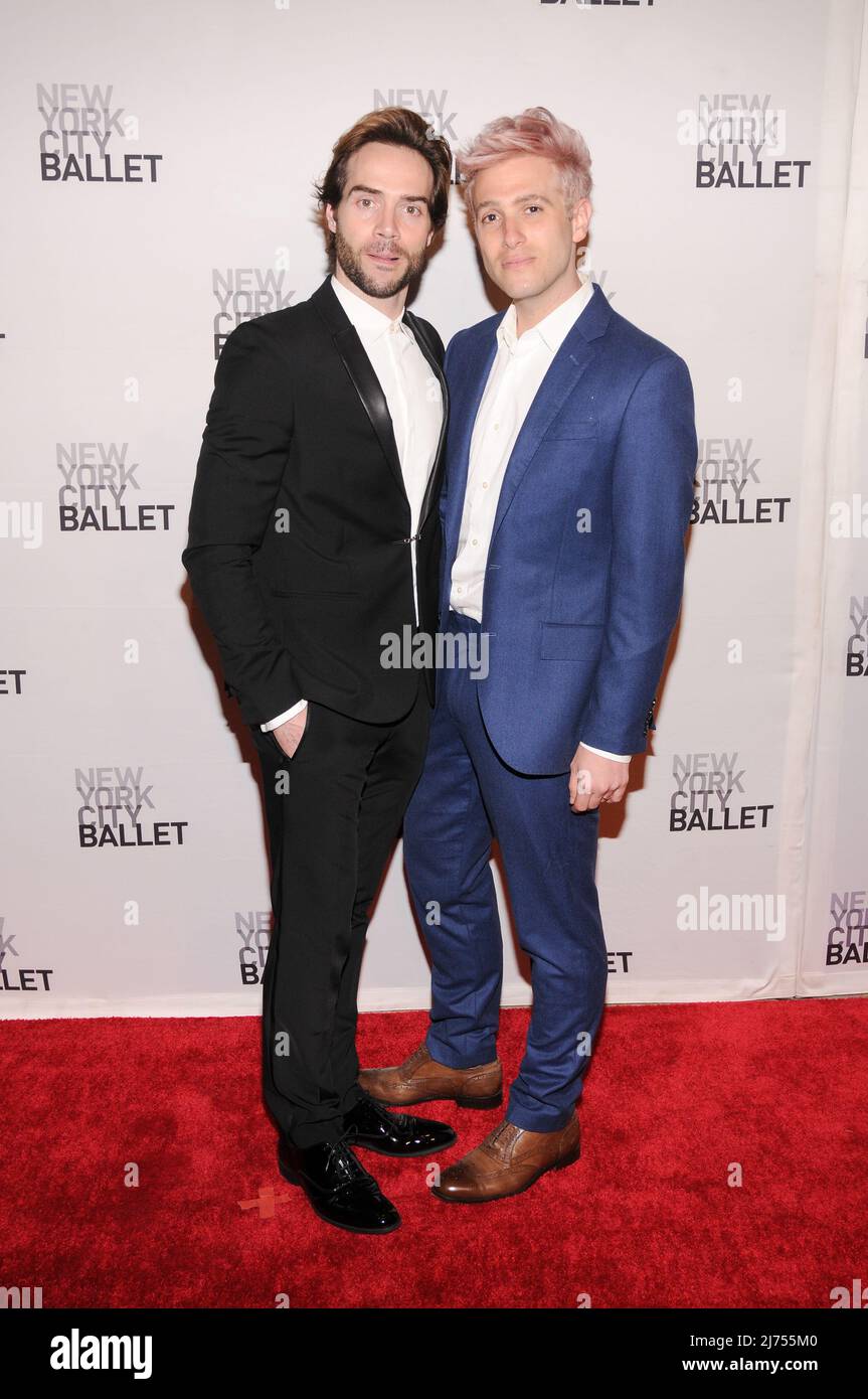 Gonzalo Garcia and Ezra Hurwitz attend the New York City Ballet 2022 ...