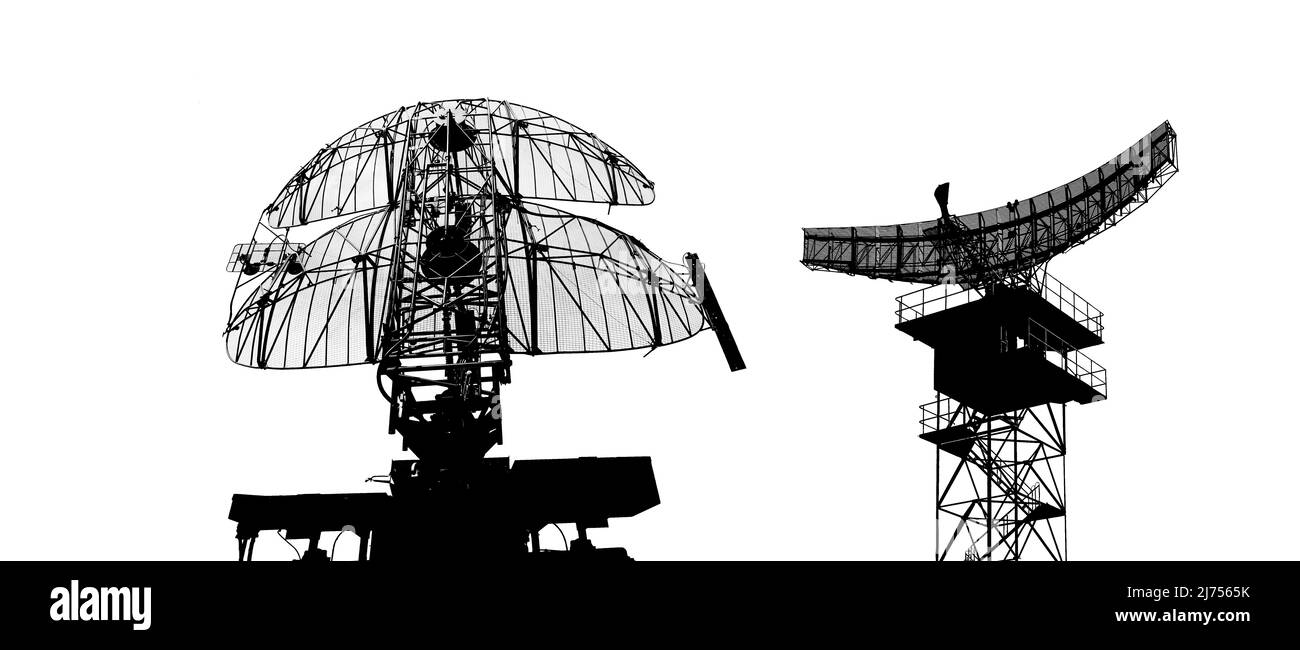 Contour air defense radars of military mobile anti aircraft systems ...