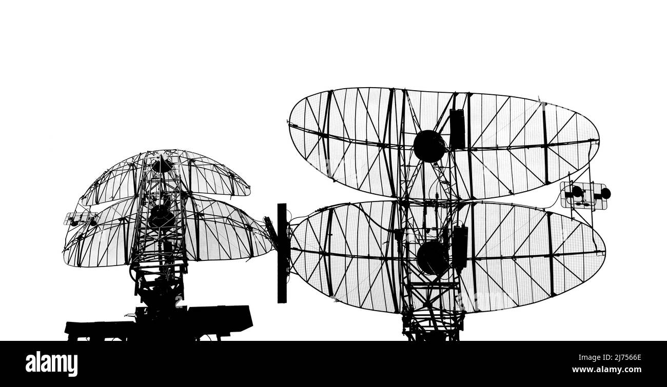 Contour air defense radars of military mobile anti aircraft systems ...