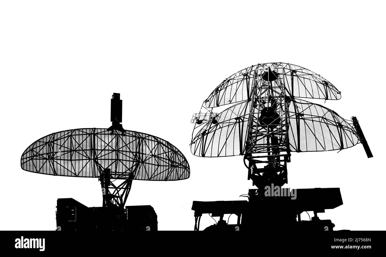 Contour air defense radars of military mobile anti aircraft systems ...