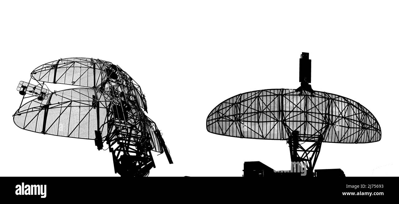 Contour air defense radars of military mobile anti aircraft systems ...