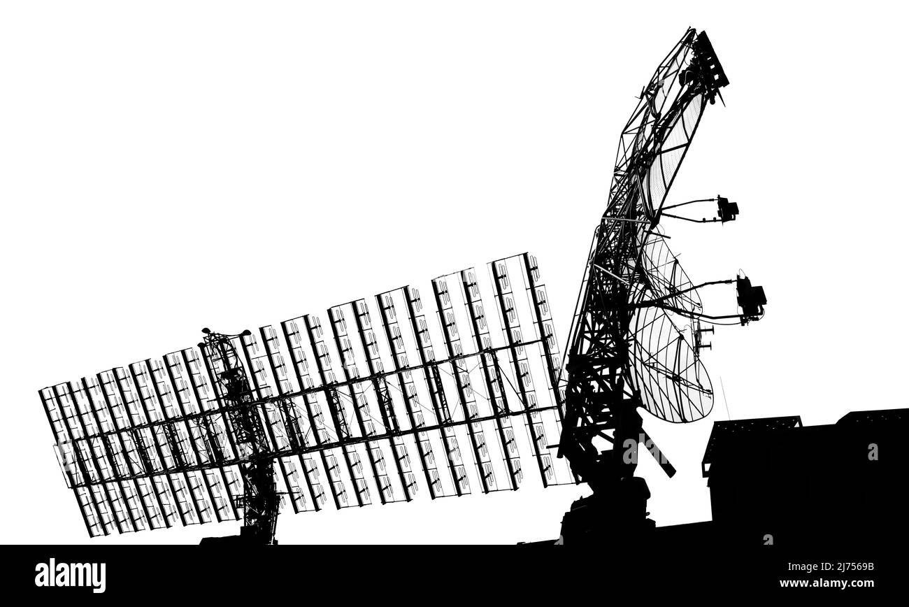 Contour air defense radars of military mobile anti aircraft systems ...
