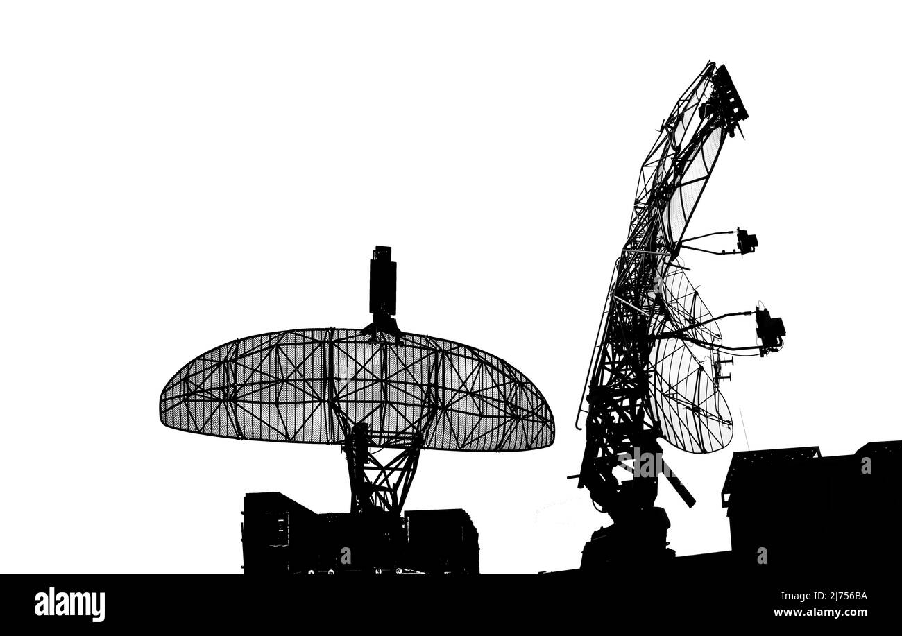 Contour air defense radars of military mobile anti aircraft systems ...