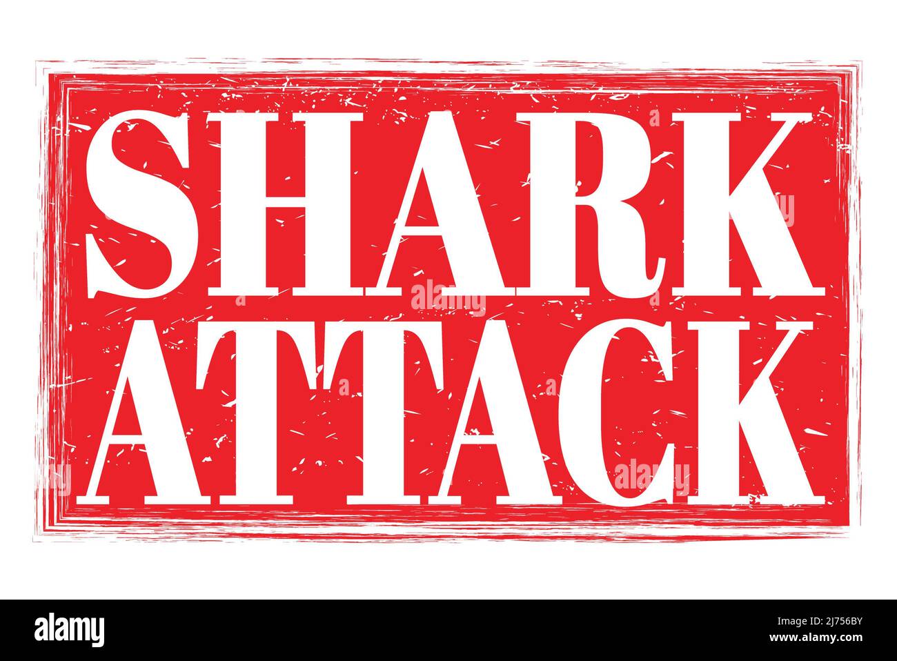 Shark attack stamp hi-res stock photography and images - Alamy