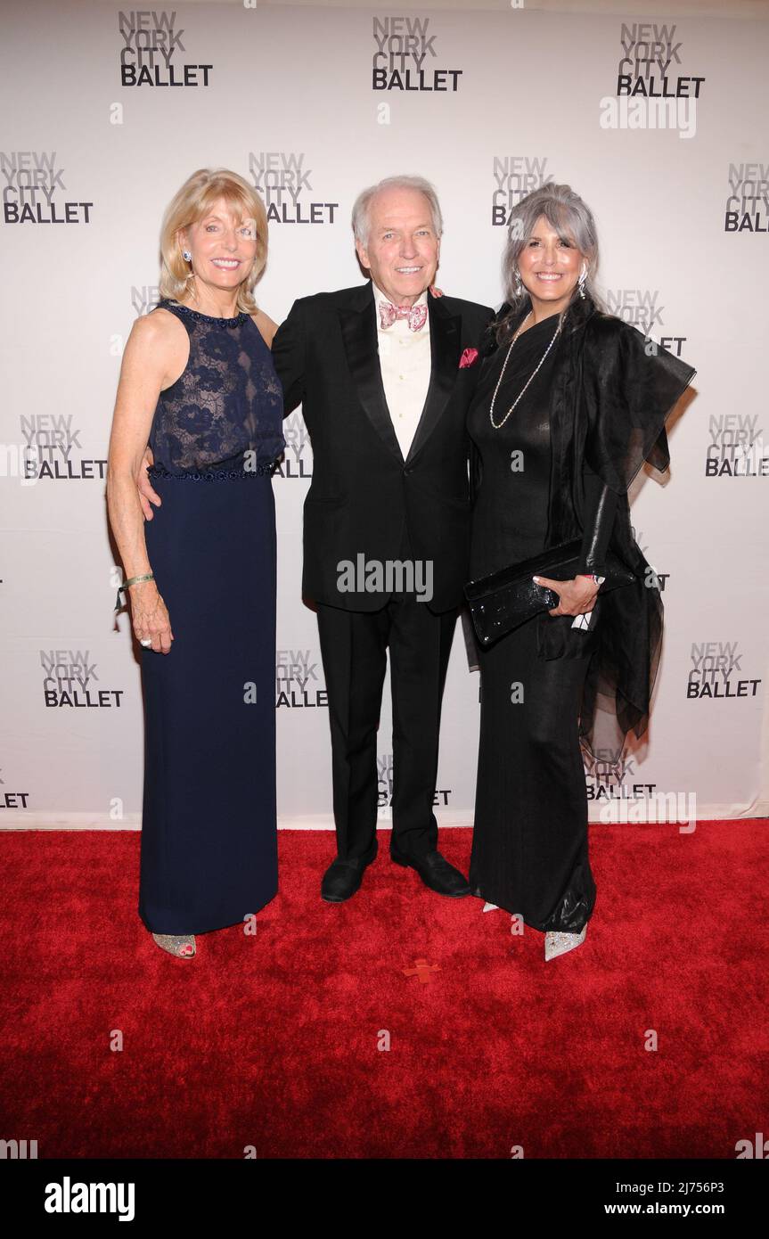 Liz Peek, Jeff Peek and Joan Hornig attend the New York City Ballet ...