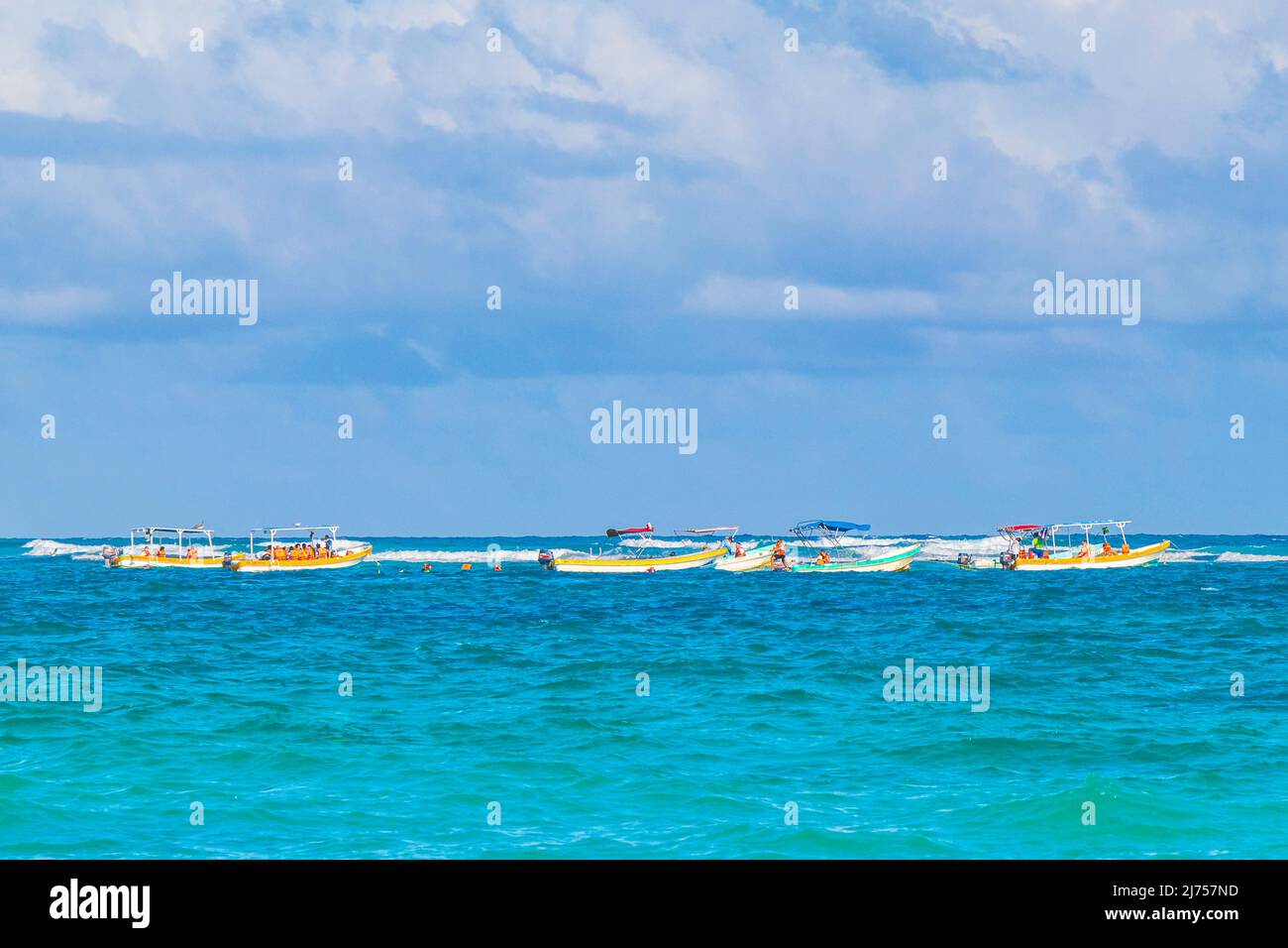 Tulum Mexico 02. February 2022 Amazing and beautiful caribbean coast ...