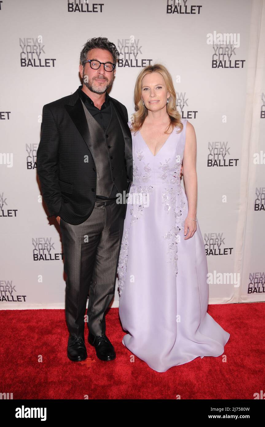 David K. Israel and Lucy Suros attend the New York City Ballet 2022 ...