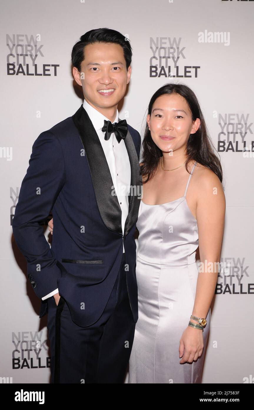 Chengkai Hu and Casey Zheng attend the New York City Ballet 2022 Spring ...