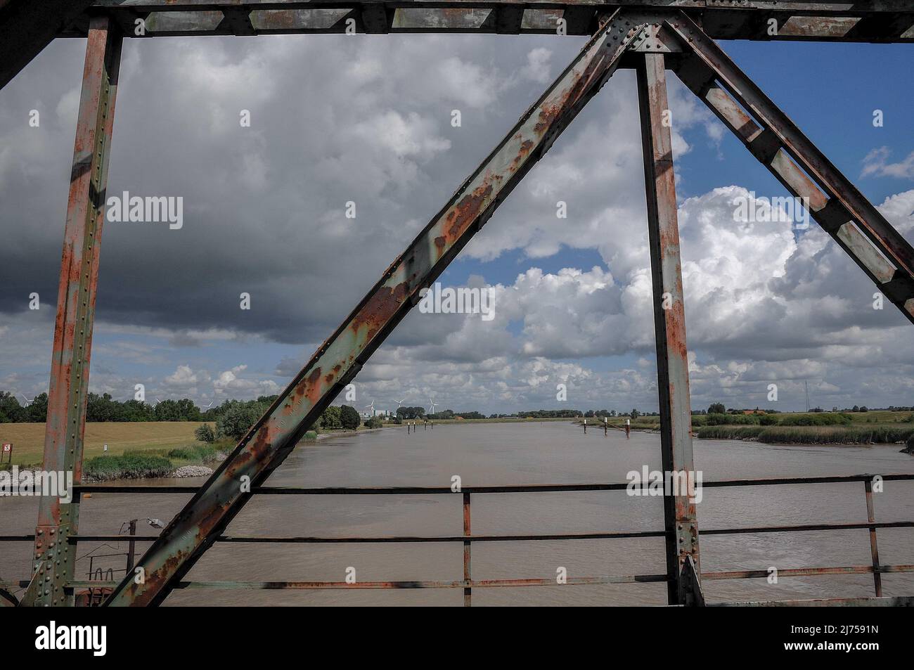 Weener and the river ems in germany Stock Photo - Alamy