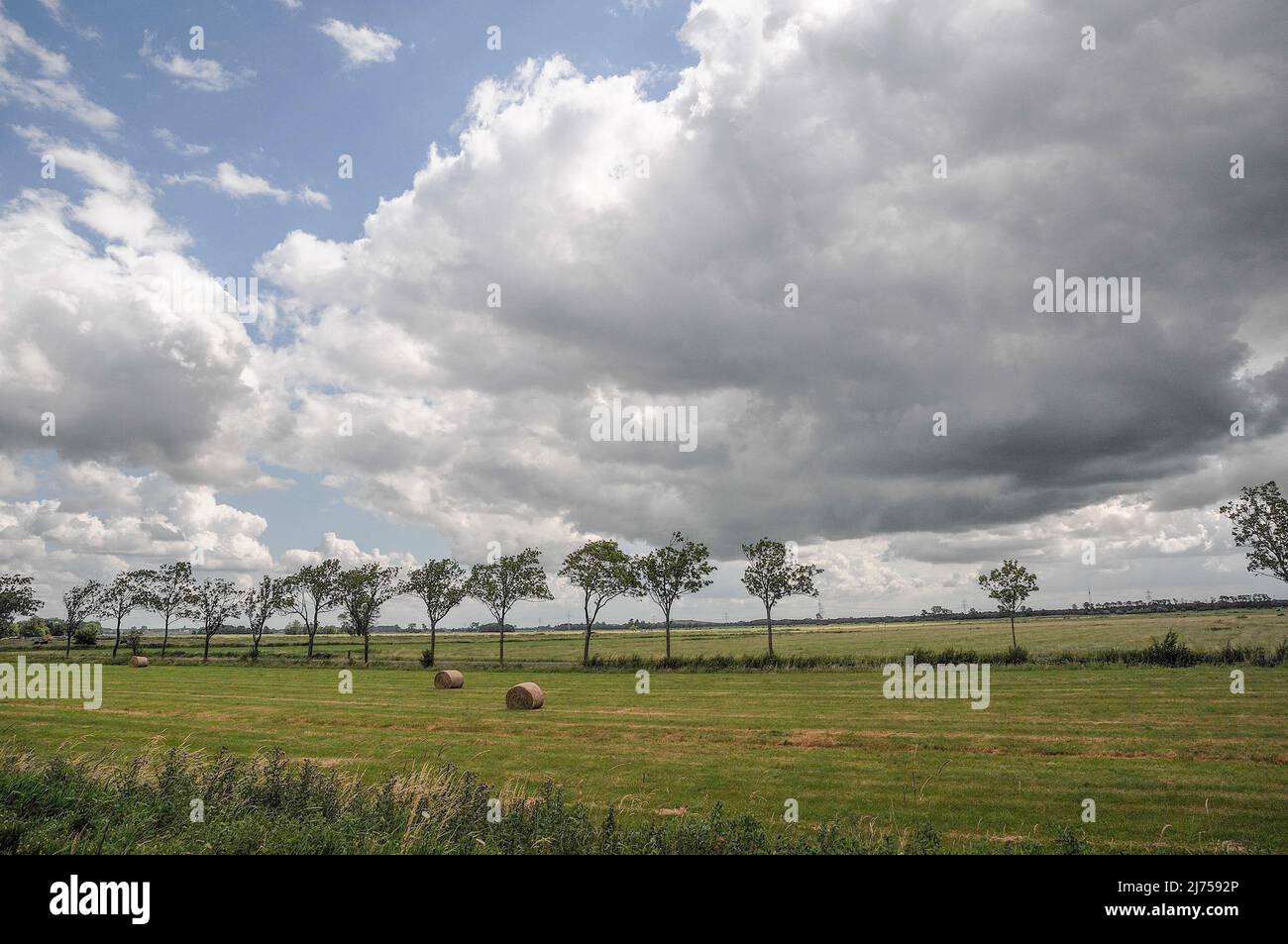 Weener and the river ems in germany Stock Photo - Alamy
