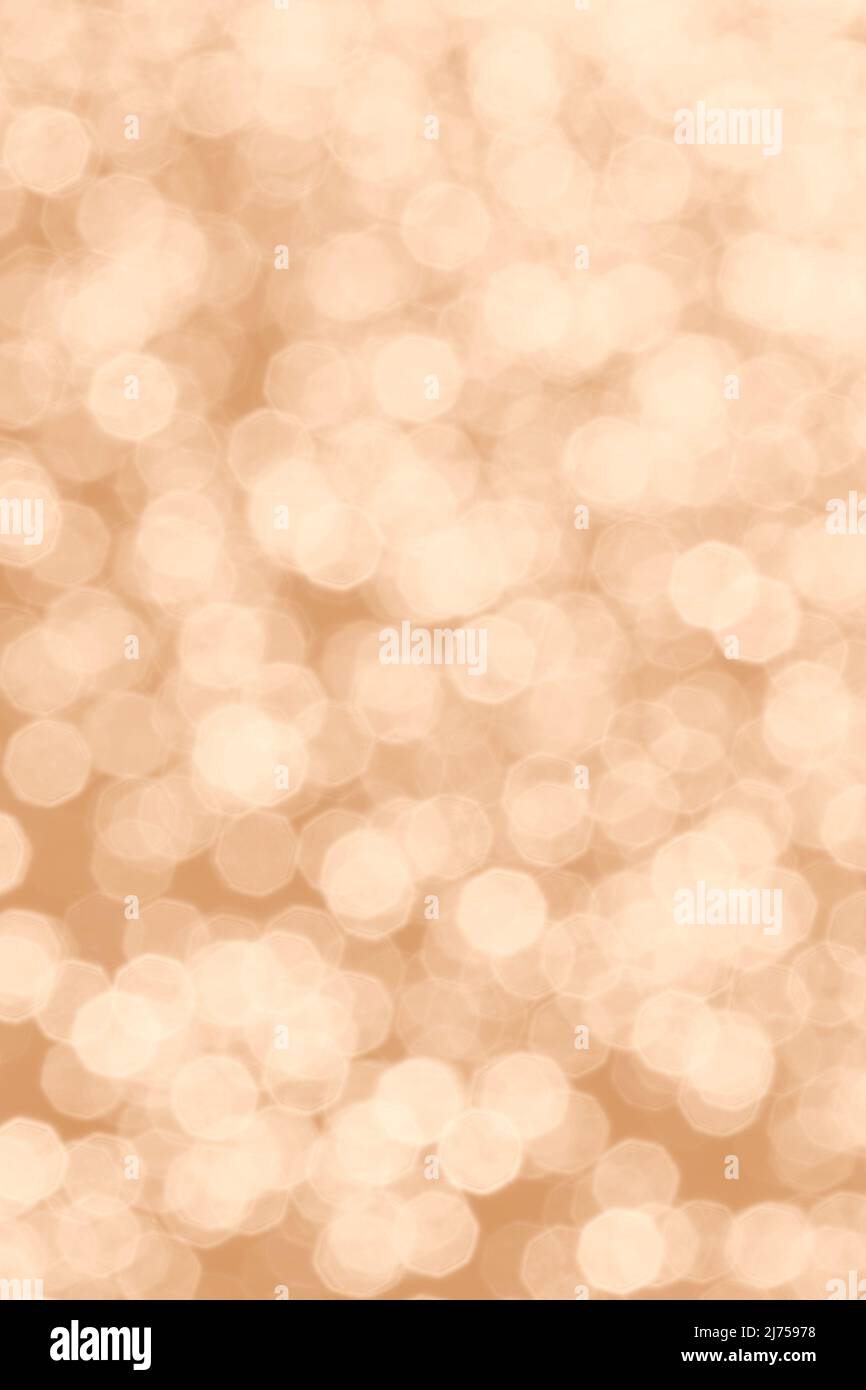 holiday backdrop: abstract light beige bokeh background Stock Photo - Alamy