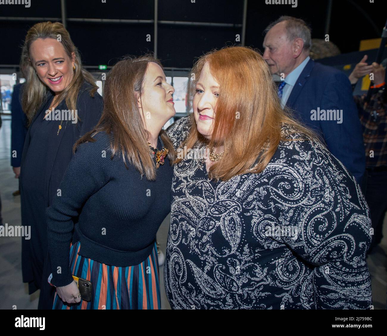 (from left) Alliance Party of NI candidates Kate Nicholl and Nuala ...