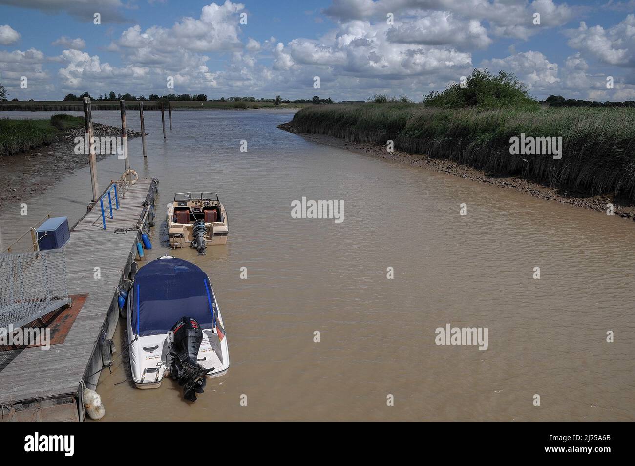 Weener and the river ems in germany Stock Photo - Alamy