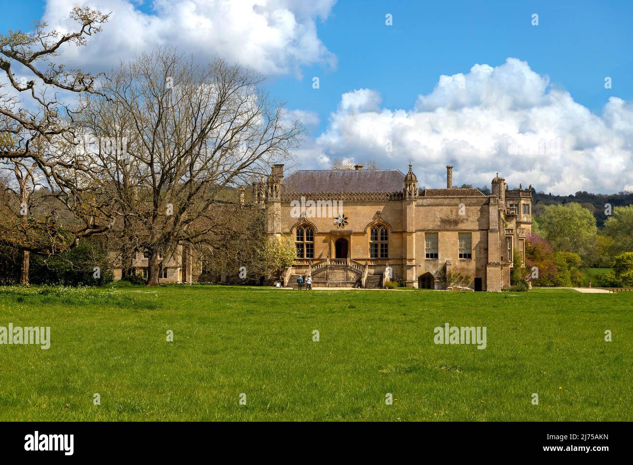 Lacock Abbey, a historic stately home, Lacock, Cotswolds, Wiltshire ...