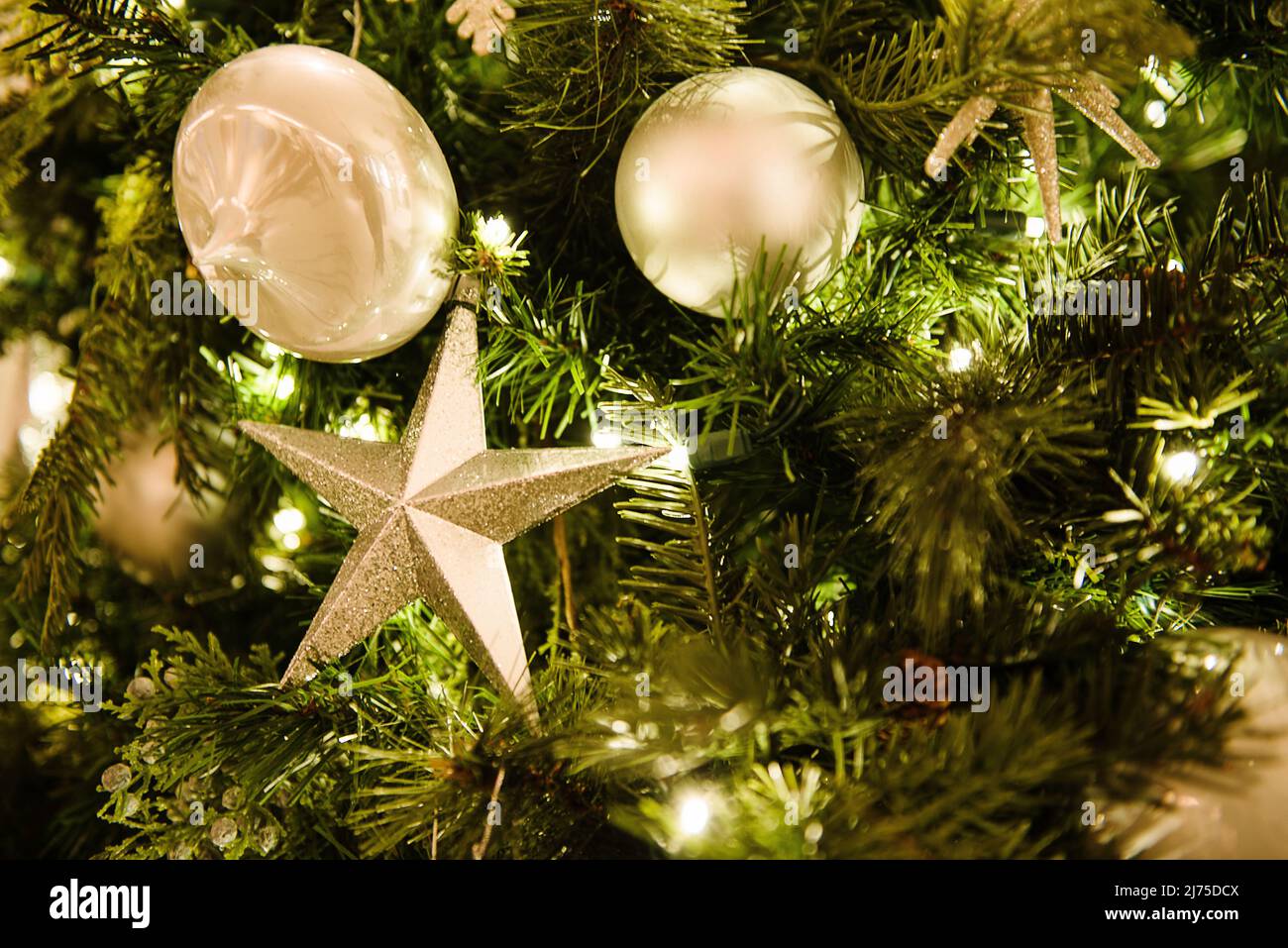 christmas tree ornaments Stock Photo - Alamy