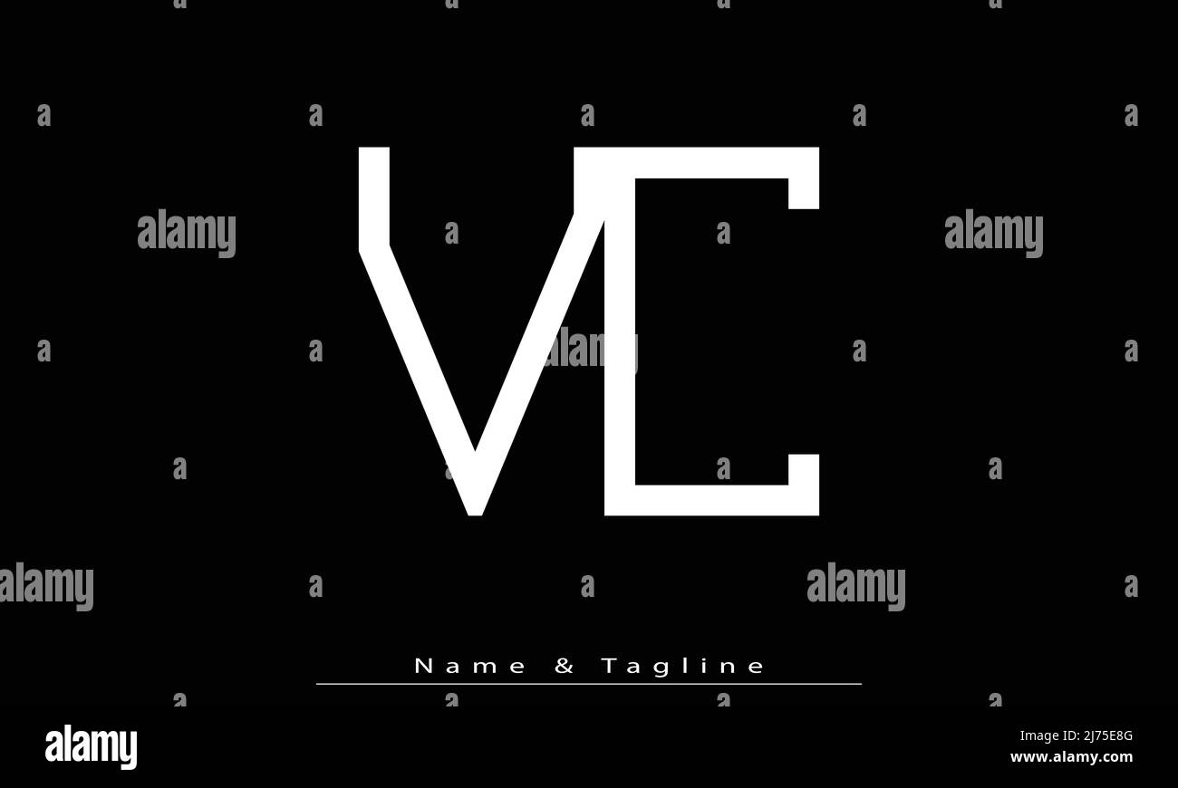Alphabet letters Initials Monogram logo VC , CV Stock Vector Image ...