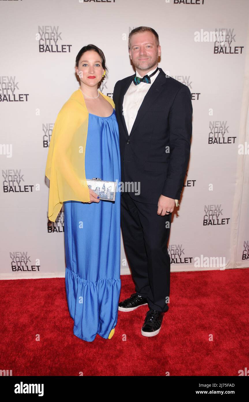 Ashley Bouder and Peter de Florio attend the New York City Ballet 2022 Spring Gala at Lincoln ...