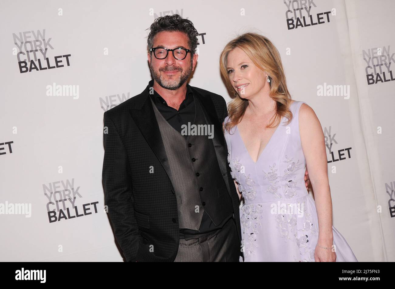 David K. Israel and Lucy Suros attend the New York City Ballet 2022 ...