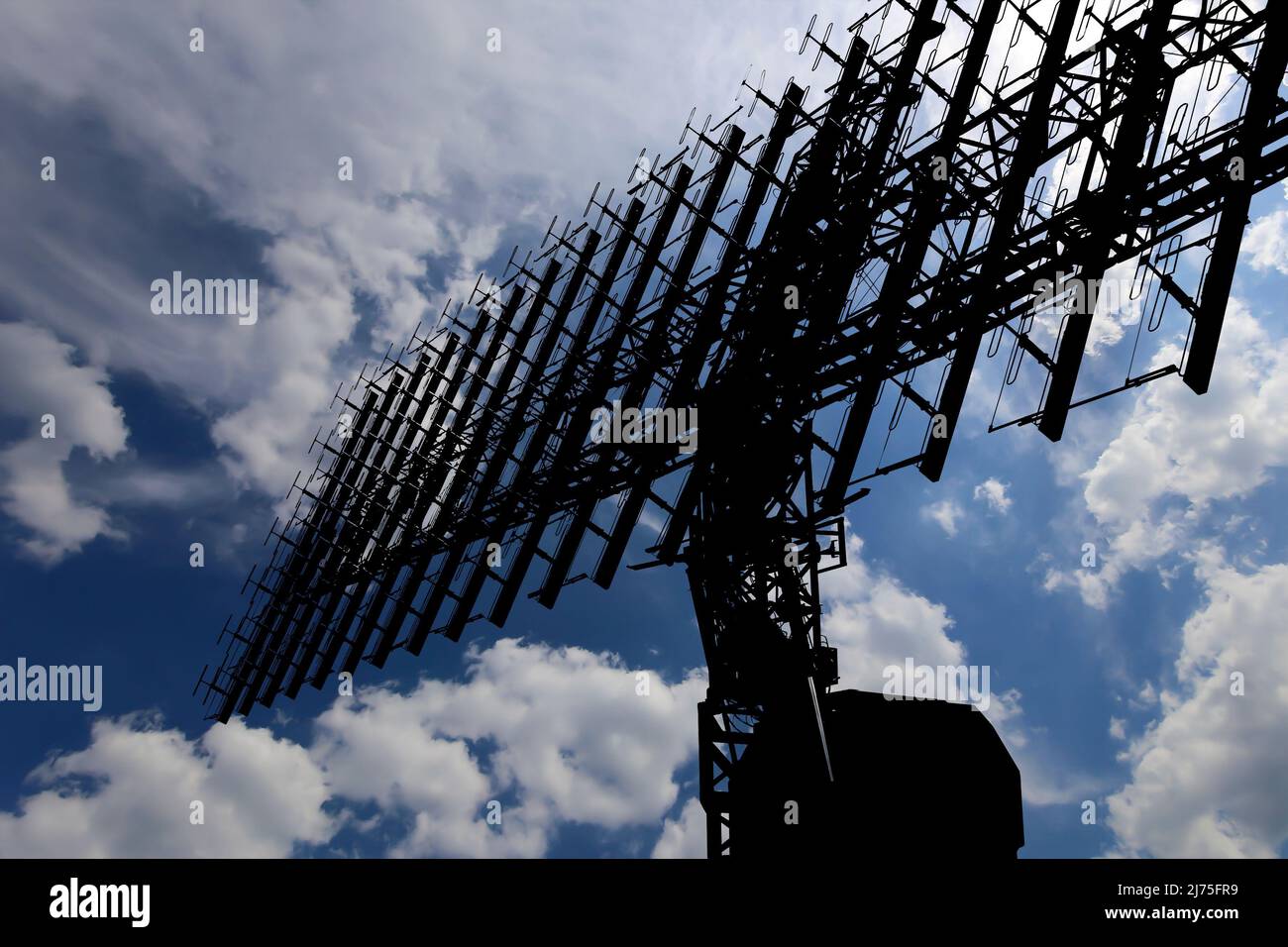 Air defense radars of military mobile anti aircraft systems, modern ...