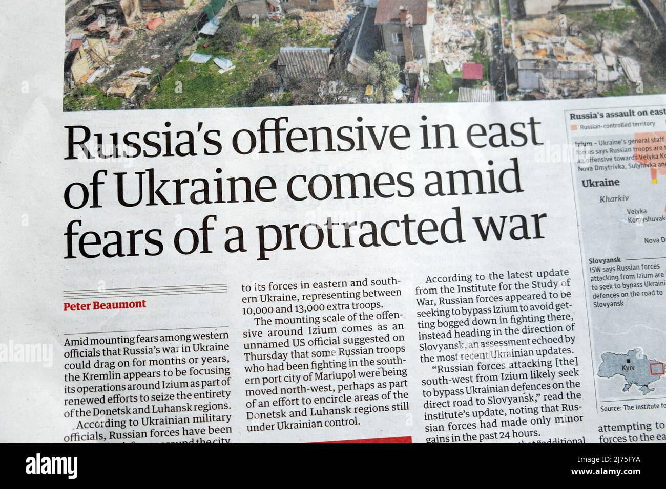 'Russia 's offensive in east of Ukraine comes amid fears of a ...