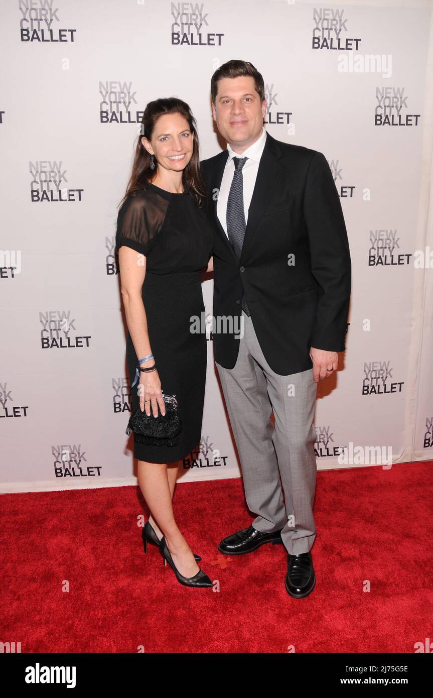 Holliday Rees and Michael Rochios attend the New York City Ballet 2022 ...