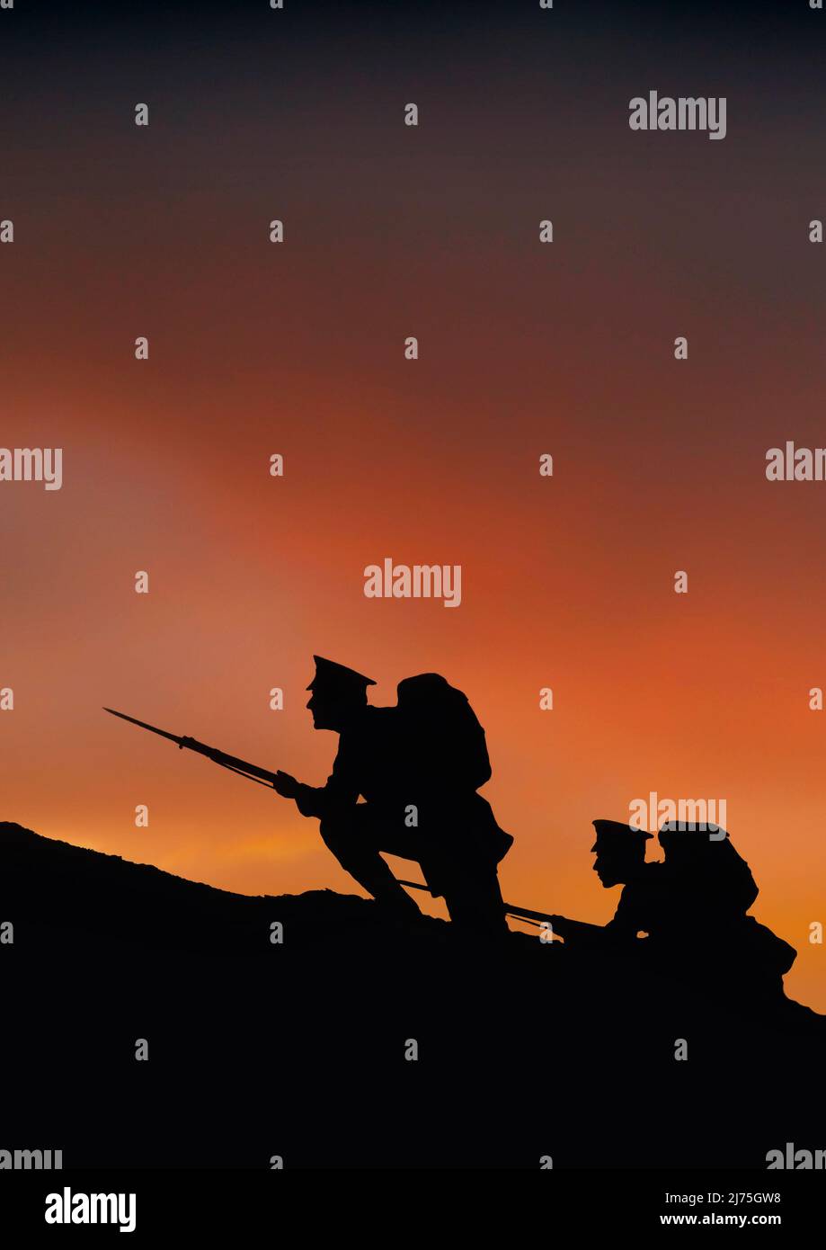 First world war trenches hill hi-res stock photography and images - Alamy