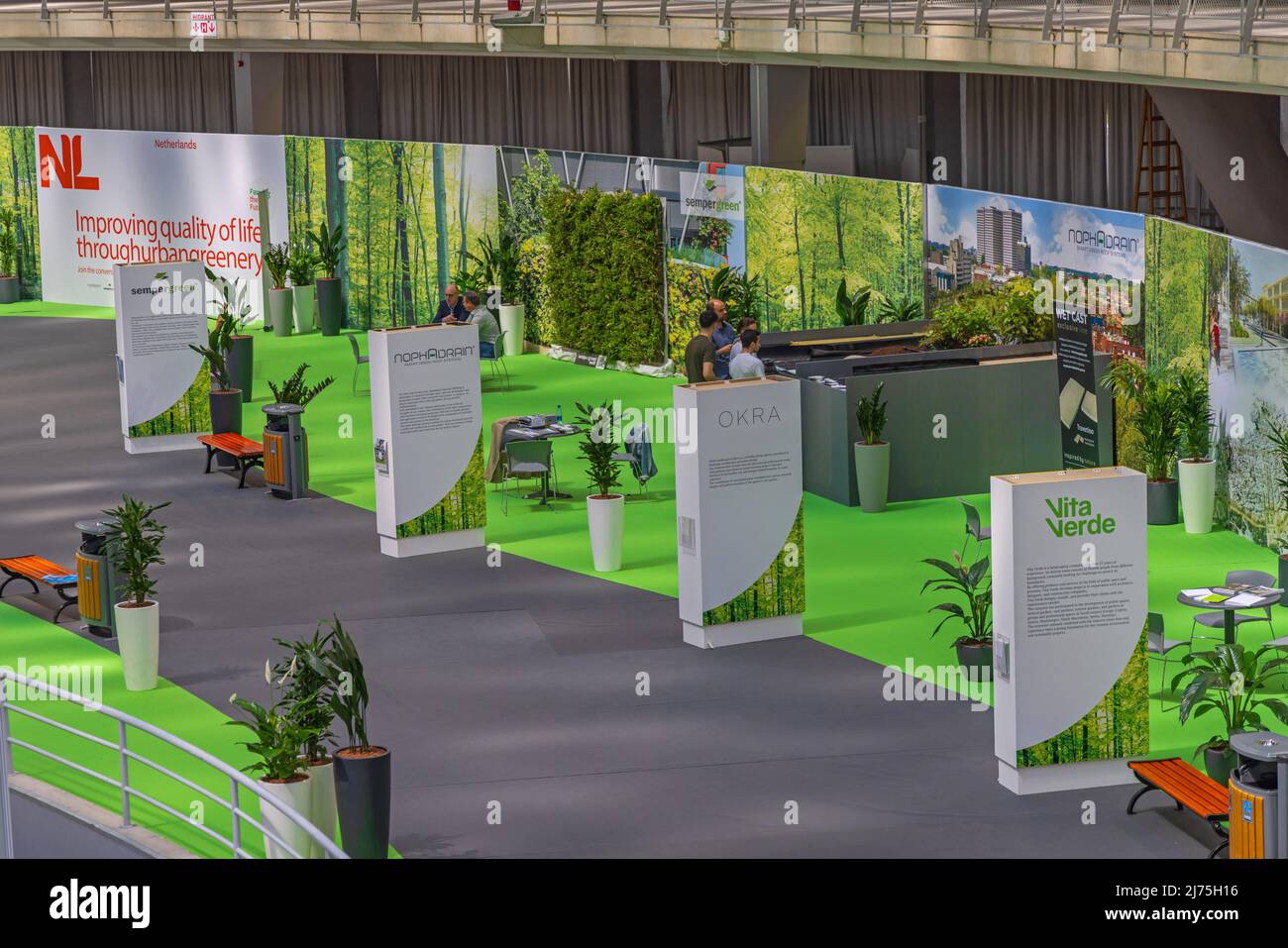 Belgrade, Serbia - April 27, 2022: Smart Green Roofs Plants and Flowers ...