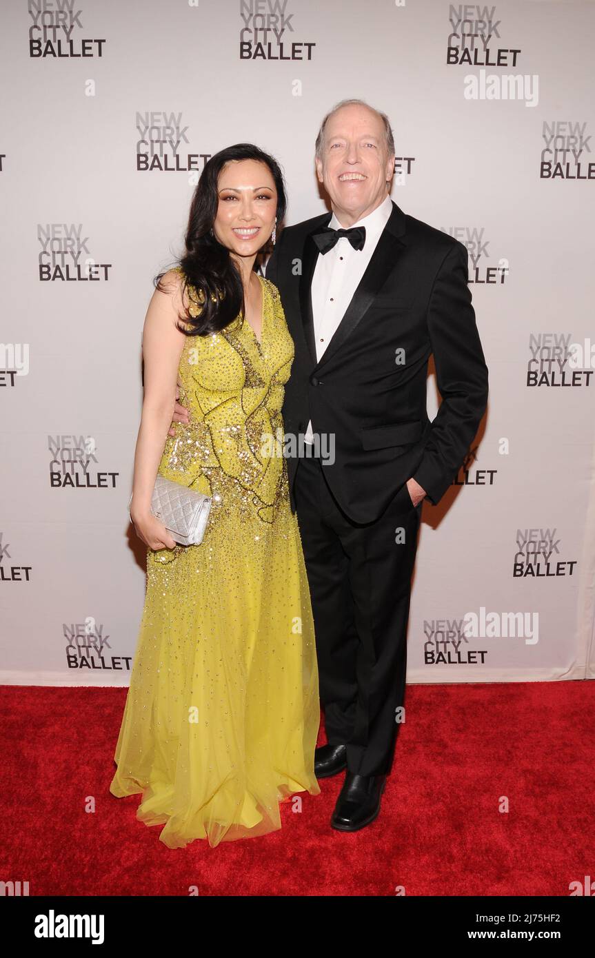 Allyson Tang and Rob Pollock attend the New York City Ballet 2022 ...
